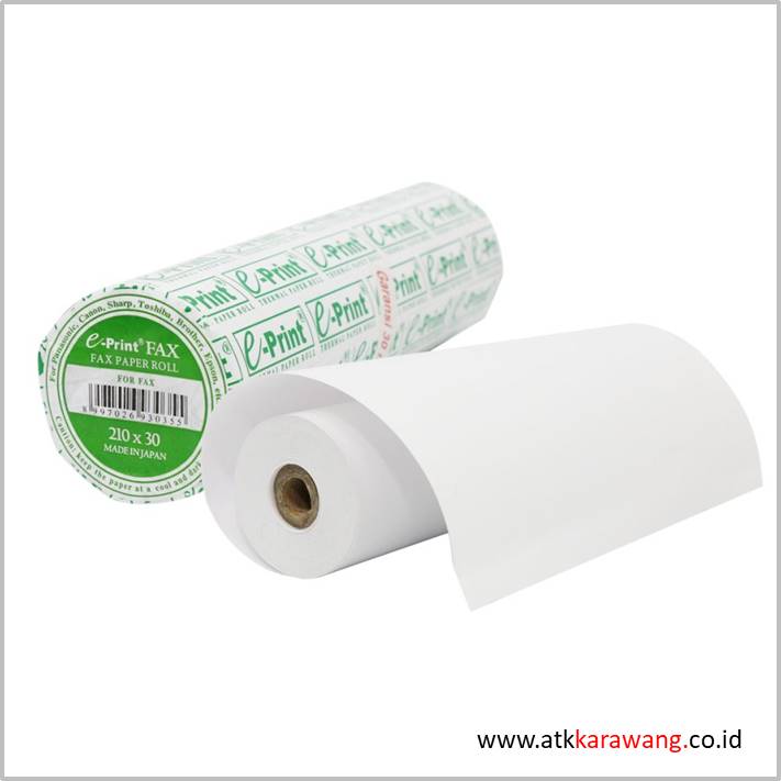 Kertas Fax e-Print Full Hijau 210 x 30mm Panjang 30m